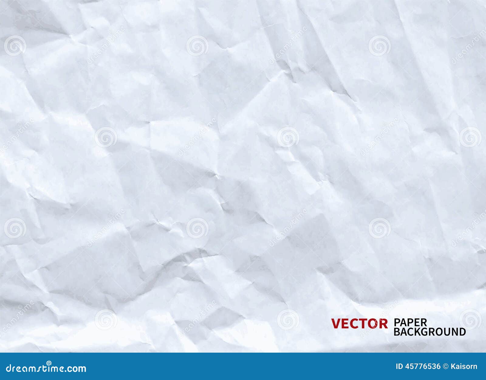 Crumpled Paper Vector Background Stock Vector - Illustration of paper ...