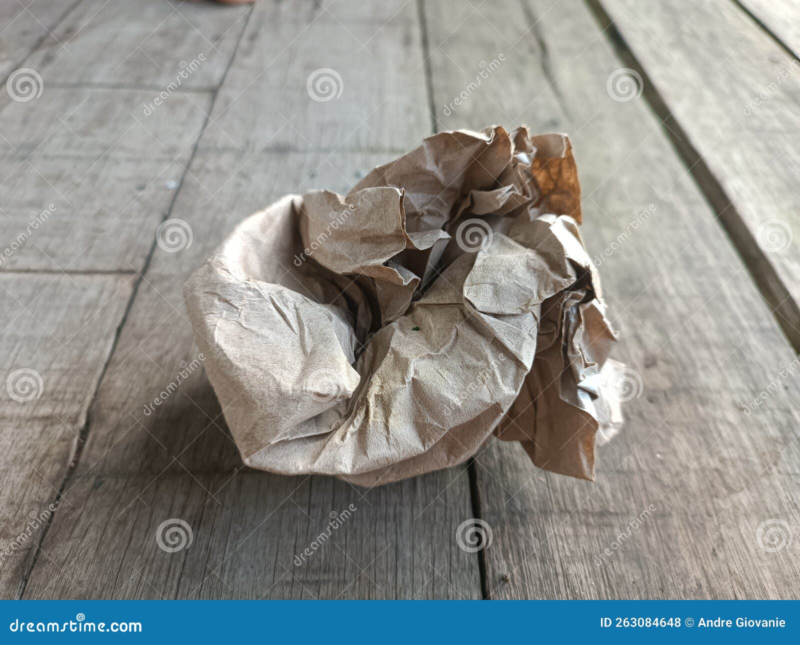 Crumpled Paper Waste Makes it Round Stock Photo - Image of plant, paper ...