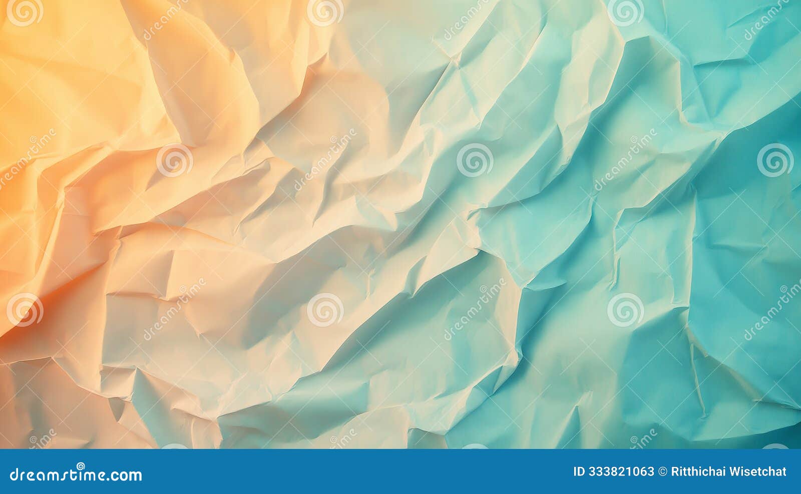 Crumpled Pastel-colored Paper, Creating a Textured Background with Soft ...