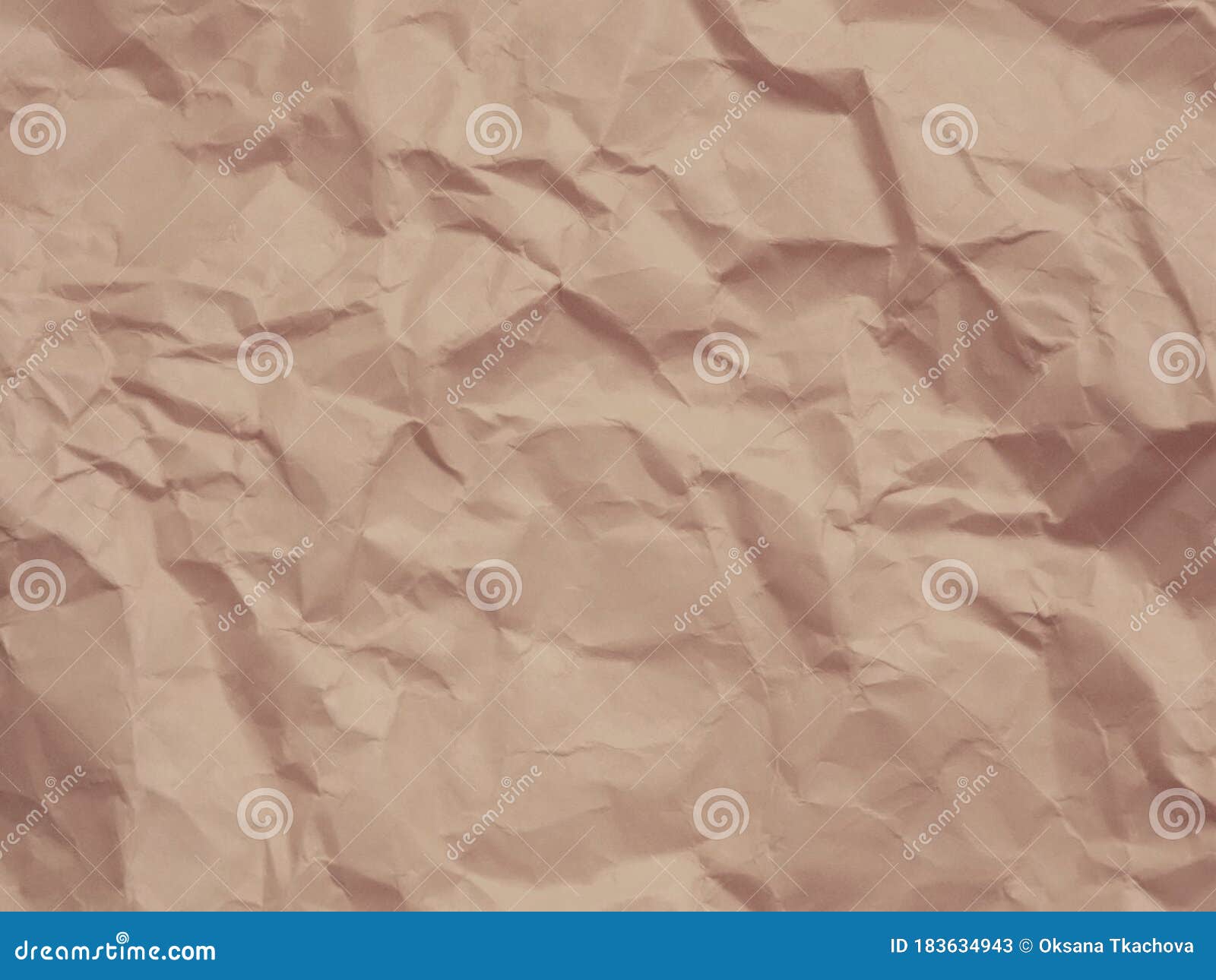 Crumpled Peach Color Paper Texture Background Stock Image - Image of ...