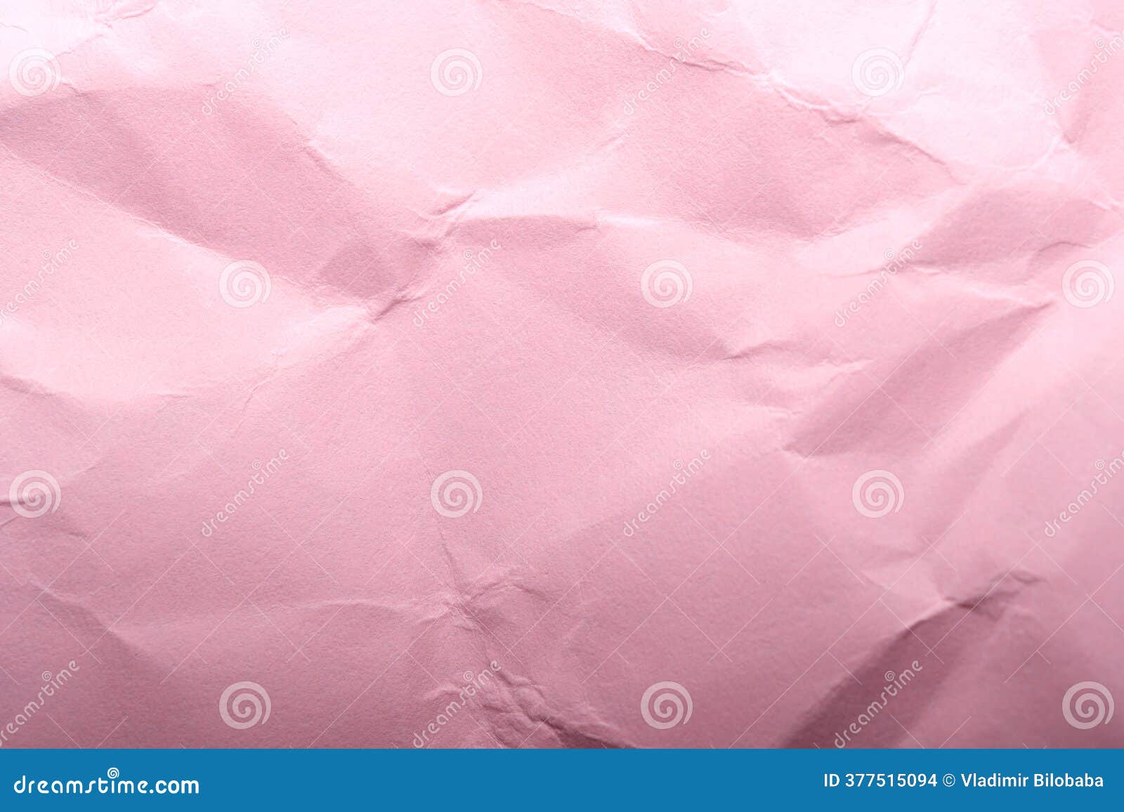 Crumpled Pink Paper Texture With Wrinkles And Creases Royalty-Free ...