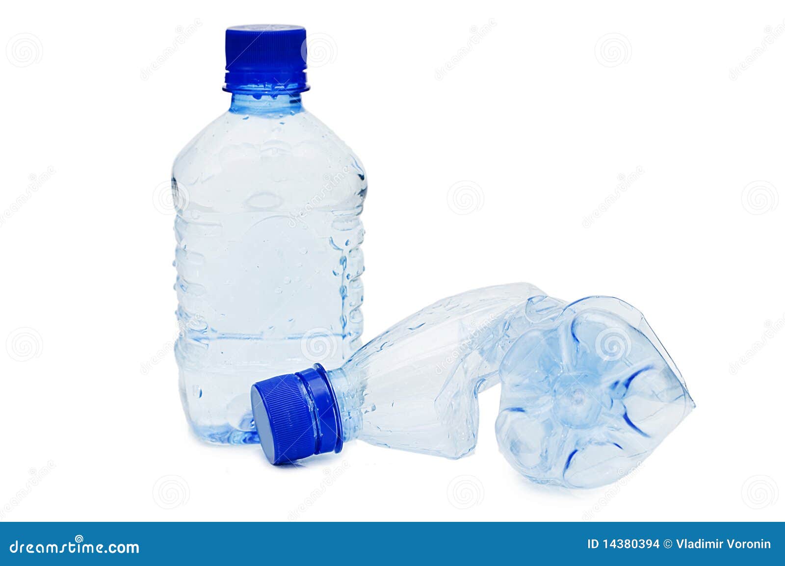 The Crumpled Plastic Bottle Stock Photo - Image of separation, crumpled ...