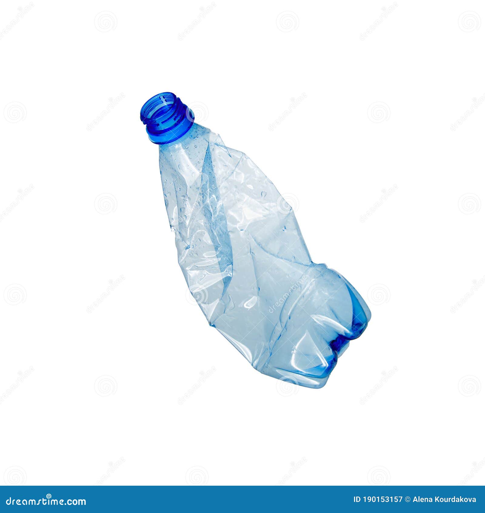 Crumpled Plastic Bottle. Garbage Waste White Background Stock Image ... Crumpled Plastic Bottle. Garbage Waste White Background Stock Image ...