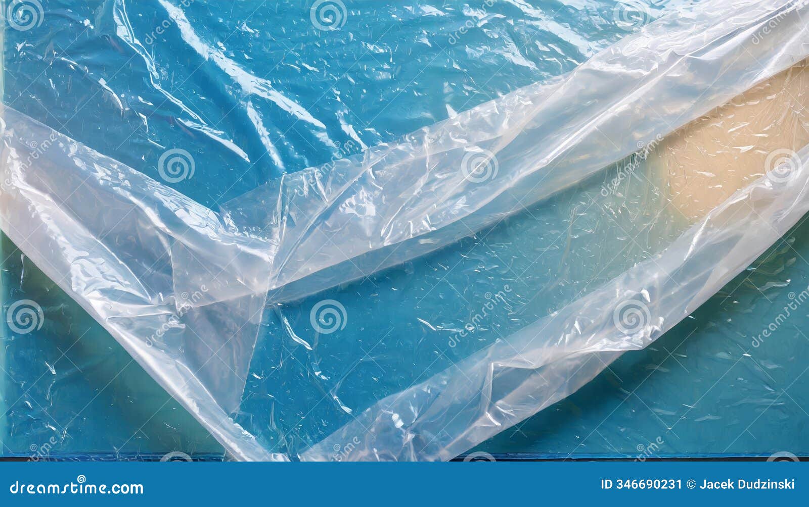 Crumpled Plastic Packaging Texture Resembling CD or Vinyl Cover Art ...