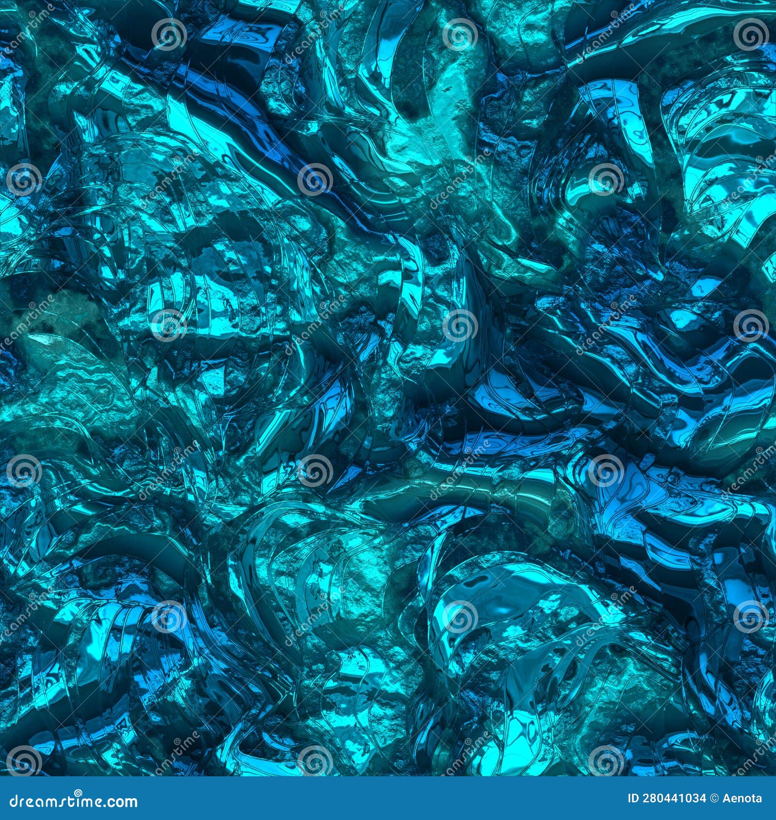 Crumpled Plating Shiny Background Stock Illustration - Illustration of ...