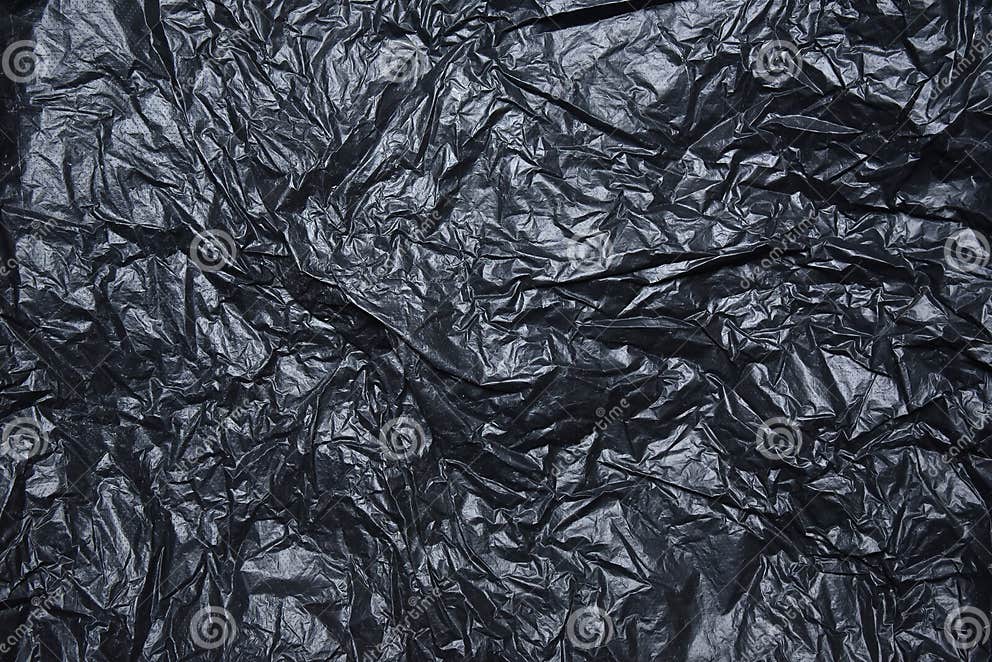 Crumpled Polyethylene Packing Texture Background Stock Image - Image of ...