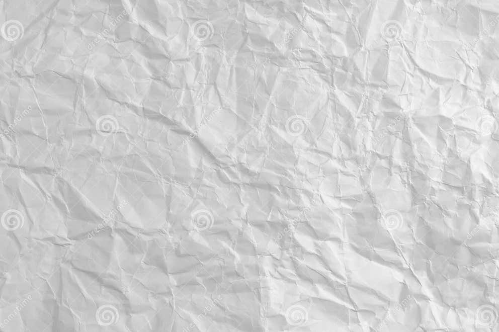 Crumpled Post it Paper Sheet Texture White Background Stock Image ...