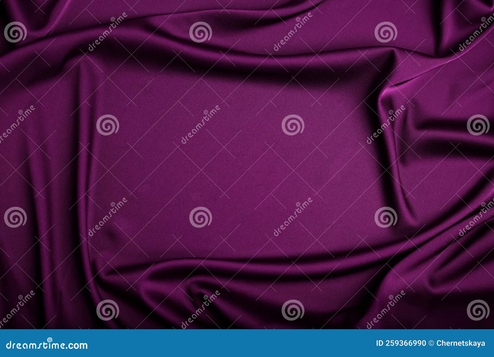 Crumpled Purple Silk Fabric As Background, Top View. Space for Text ...