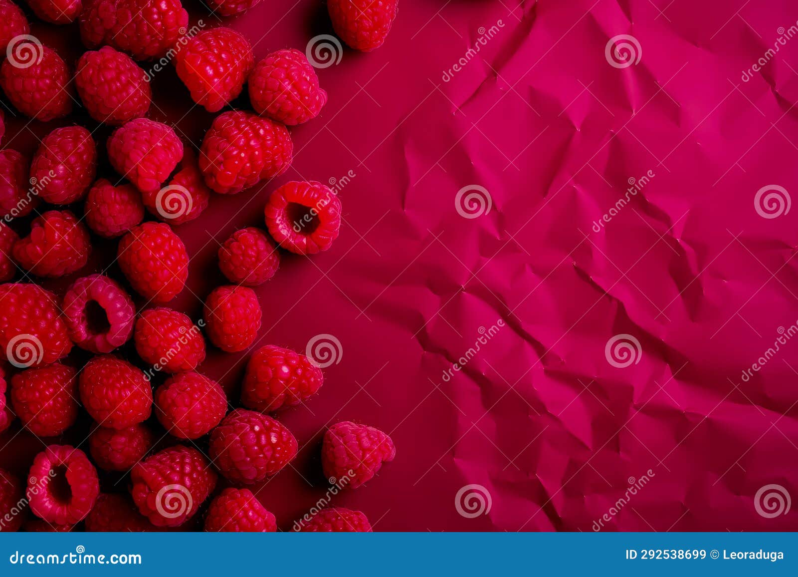 Crumpled Raspberry Paper Abstract Shape Background with Space Paper for ...