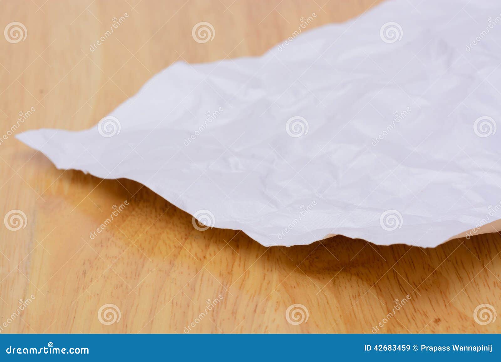 Crumpled Recycle White Paper Stock Image - Image of creased, blank ...