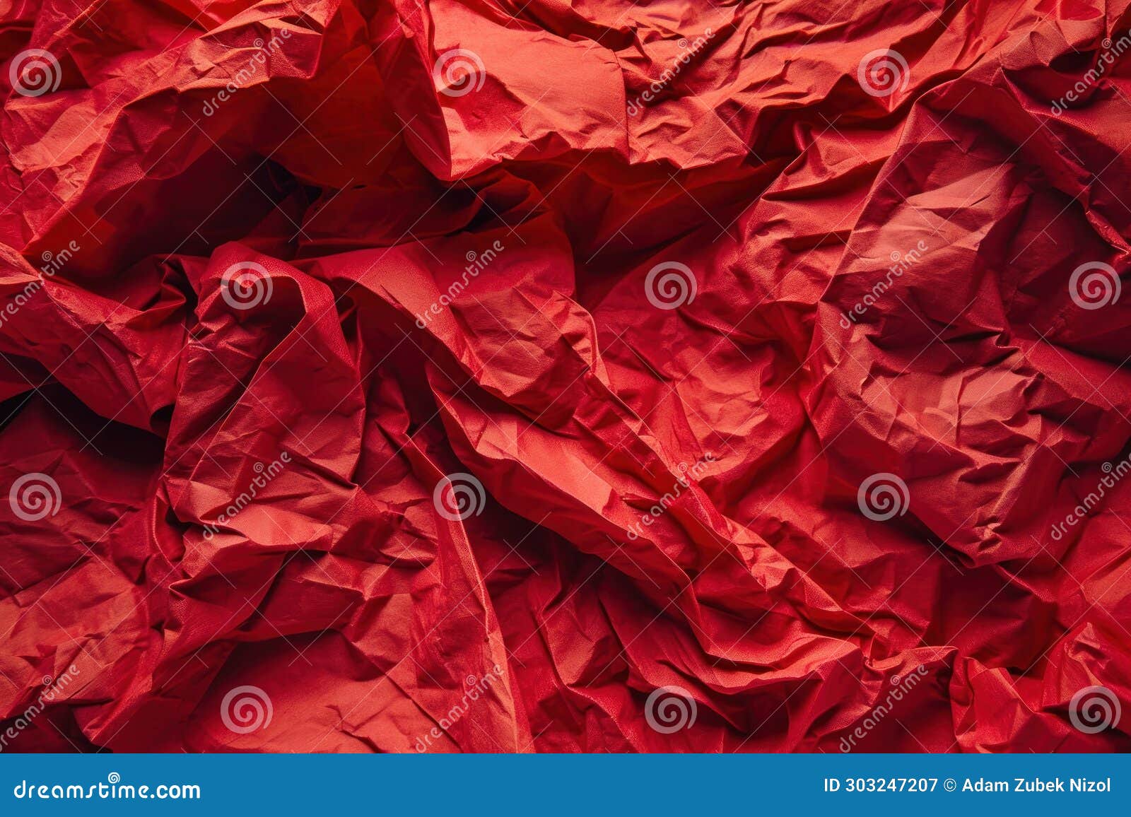 Crumpled Red Paper Texture Background Stock Illustration - Illustration ...