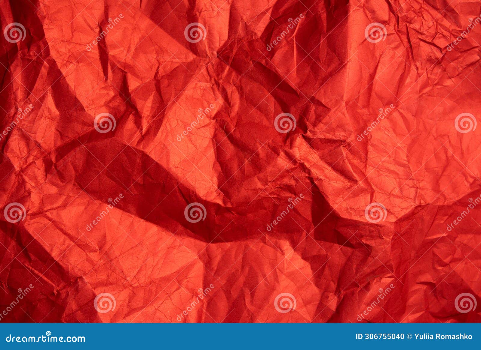 Crumpled Red Sheet of Paper. Paper Texture. Background for Designers ...