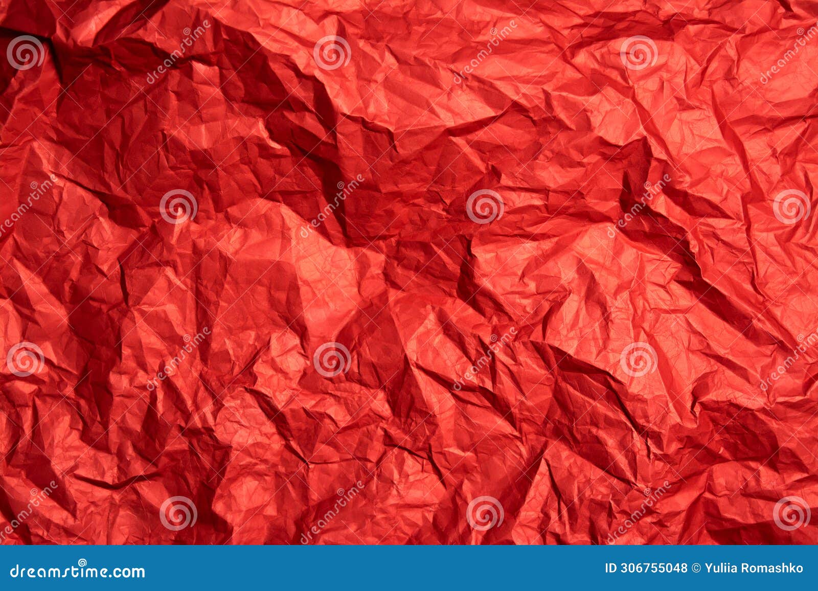 Crumpled Red Sheet of Paper. Paper Texture. Background for Designers ...