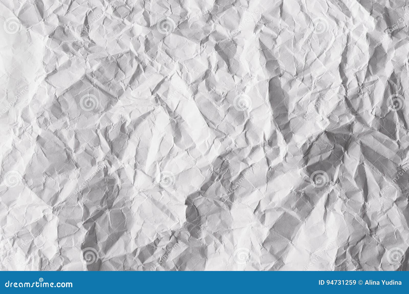 Crumpled Rough Gray Contrast Paper Texture. Stock Image - Image of ...