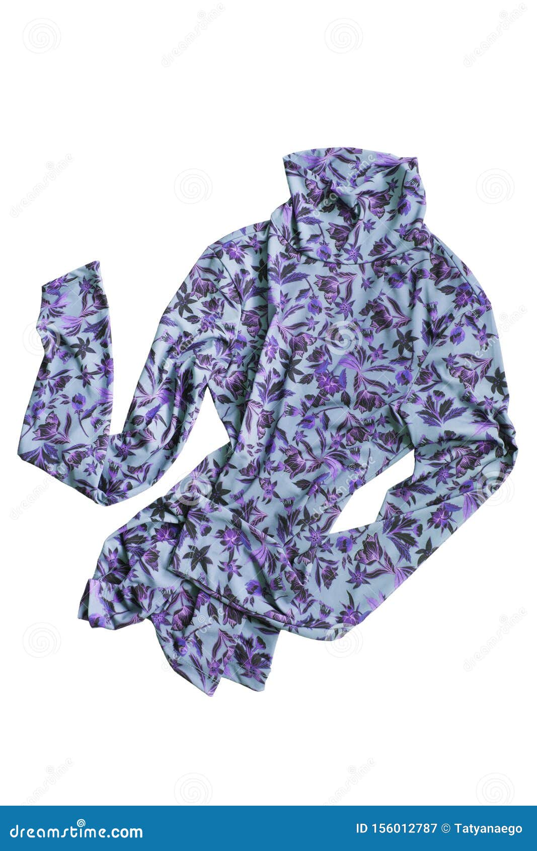 Crumpled shirt isolated stock image. Image of garment - 156012787