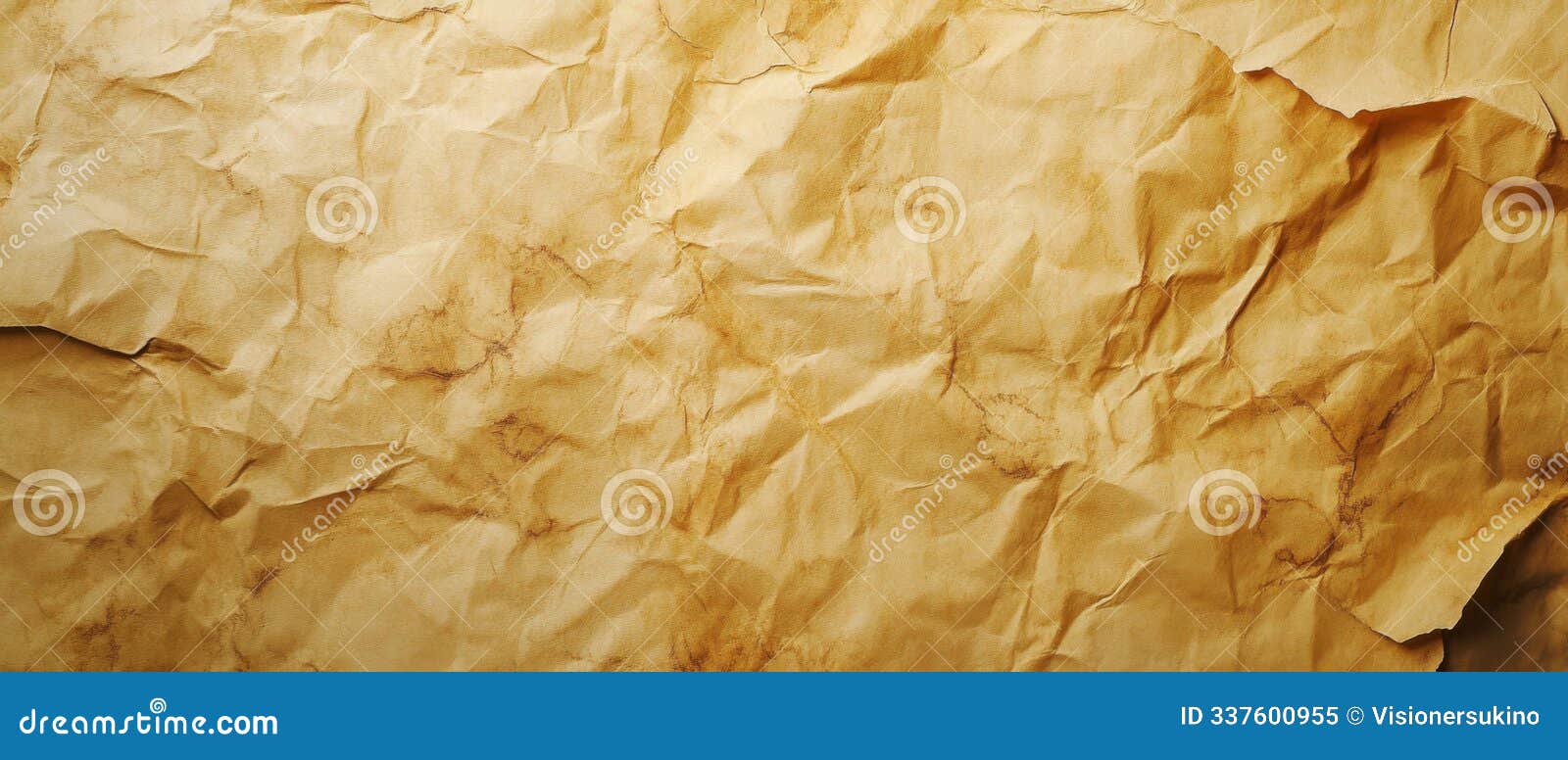 Crumpled and Stained Brown Paper Texture Stock Illustration ...
