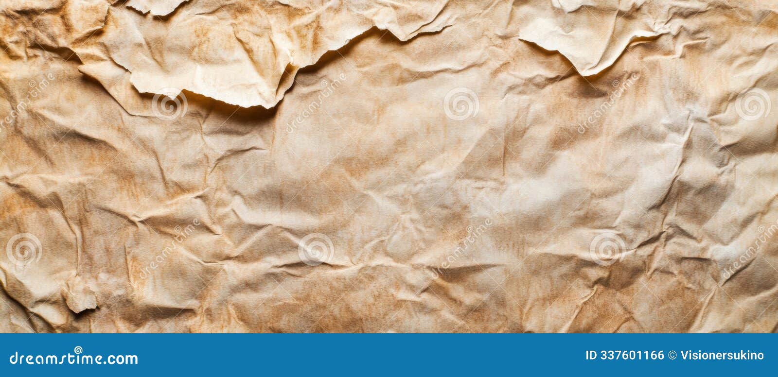 Crumpled and Stained Brown Paper Texture Stock Illustration ...