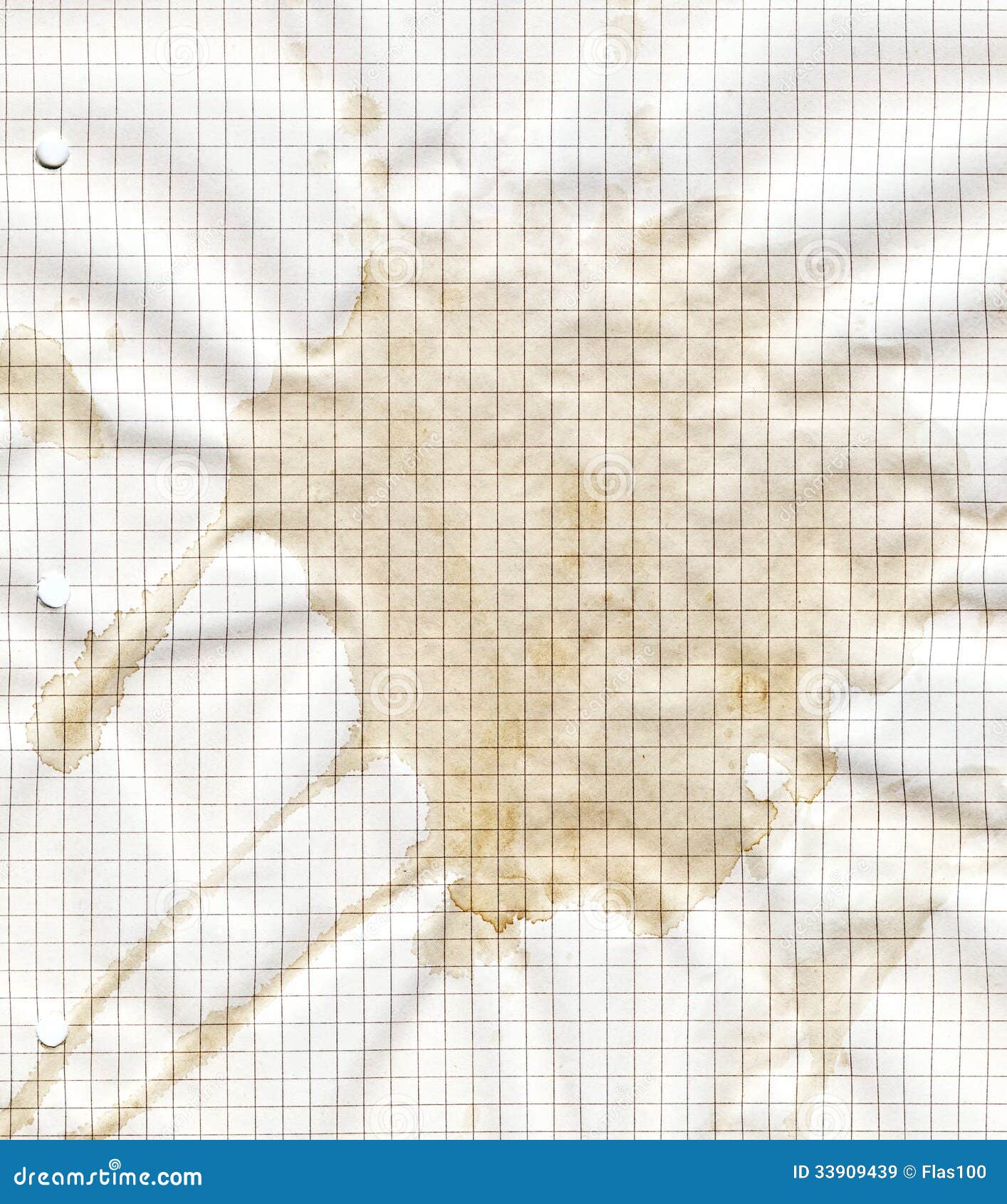 Crumpled Stained Math Paper Texture Stock Image - Image of background ...