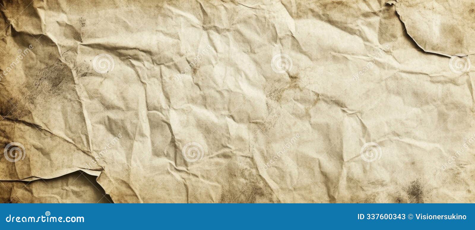 Crumpled and Stained Paper Texture Stock Illustration - Illustration of ...
