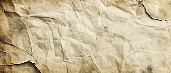 Crumpled and Stained Paper Texture Stock Illustration - Illustration of ...