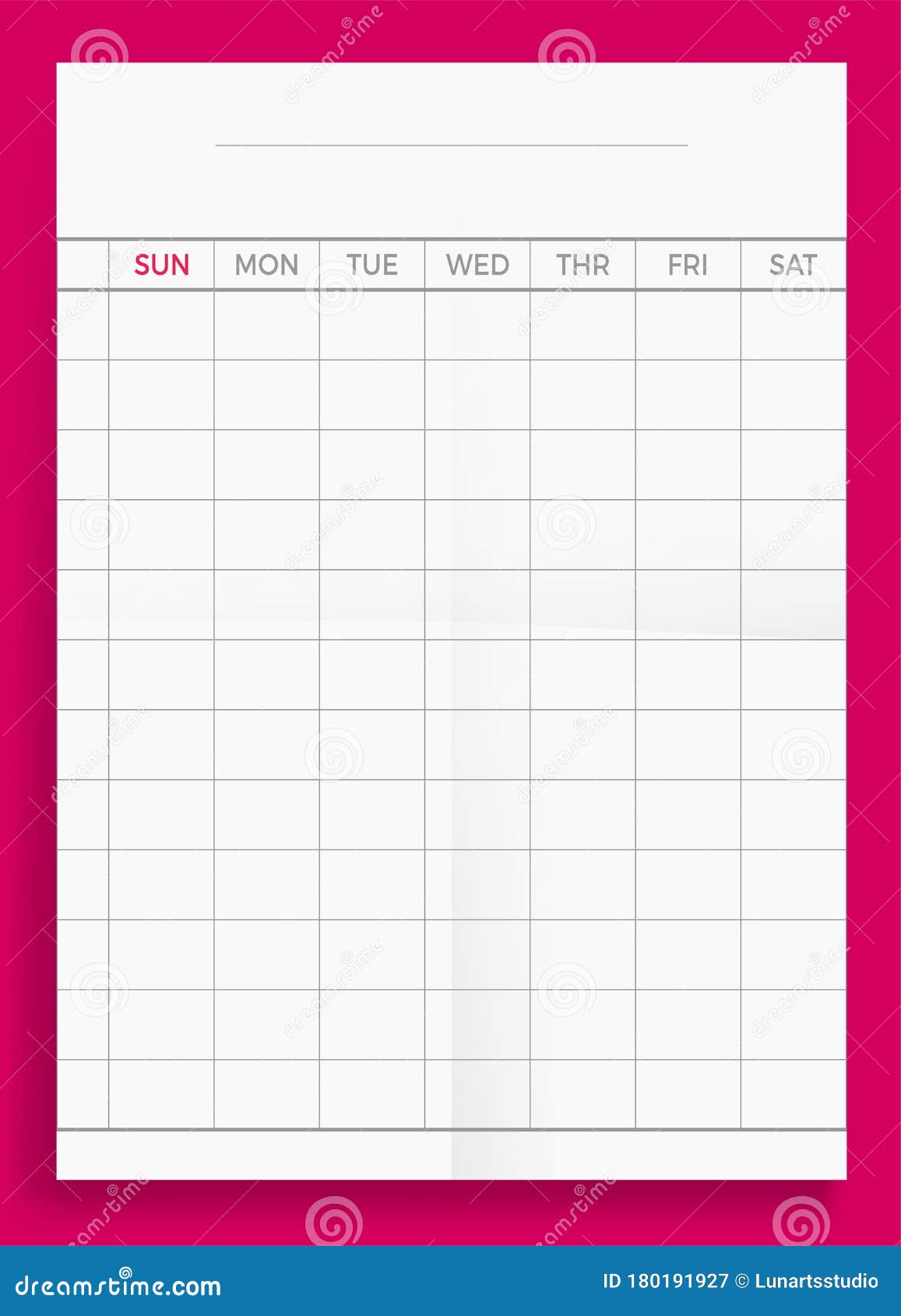 Crumpled Standart Two Lined Column Blank Series A4 Format Paper Size ...