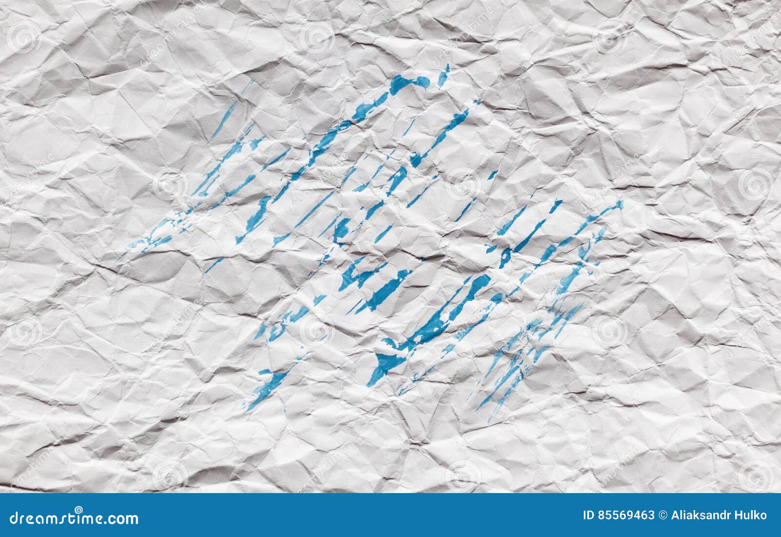 Crumpled White Page of Paper Texture Stock Image - Image of crumpled ...