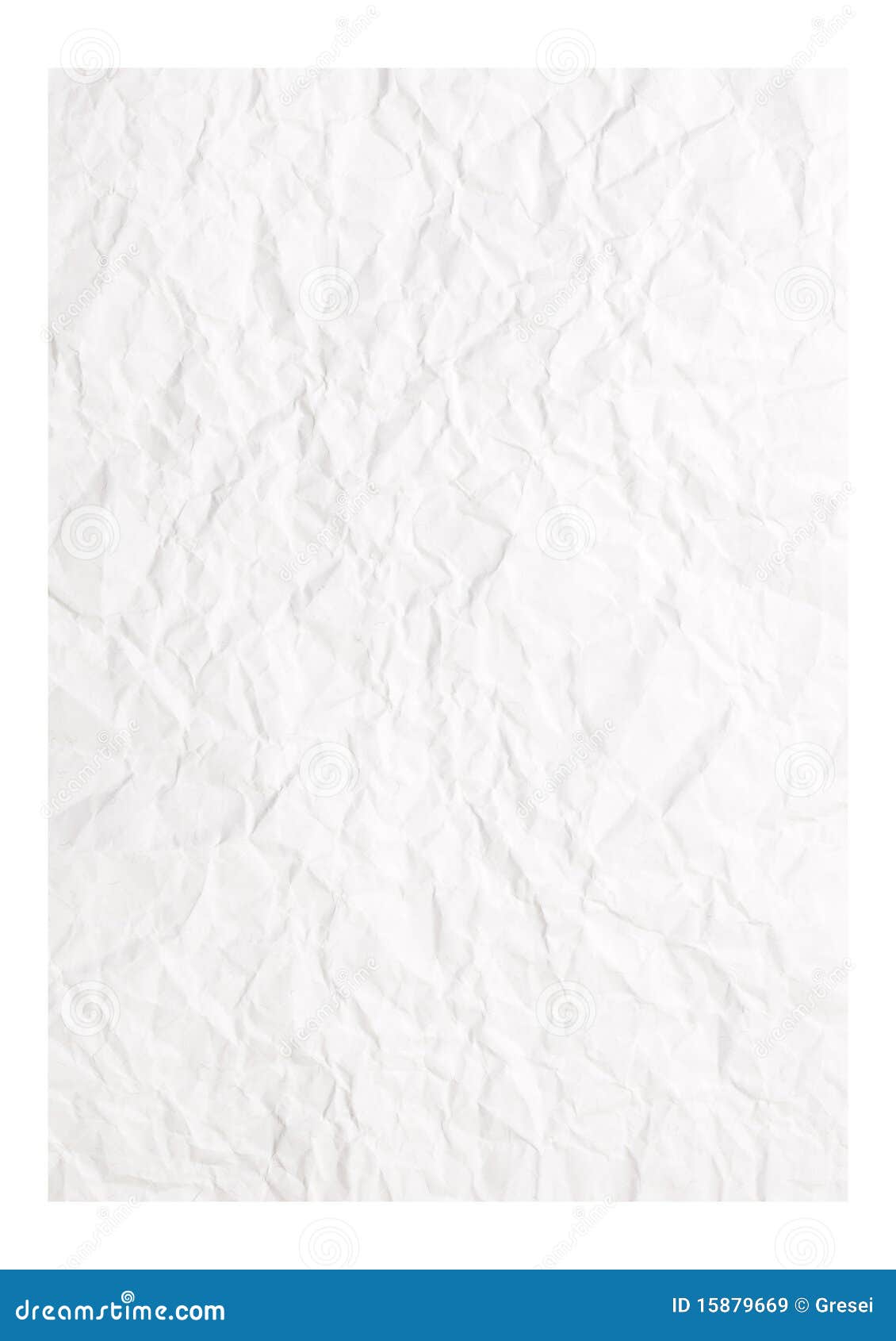 Crumpled white paper stock image. Image of page, abstract - 15879669