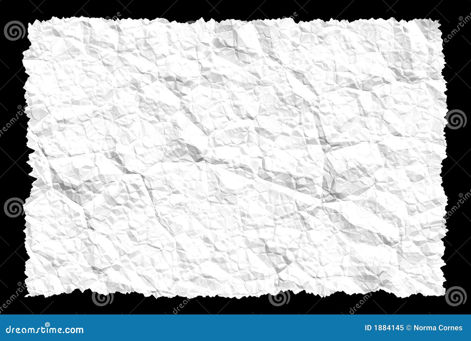 Crumpled white paper stock image. Image of paper, dirt - 1884145