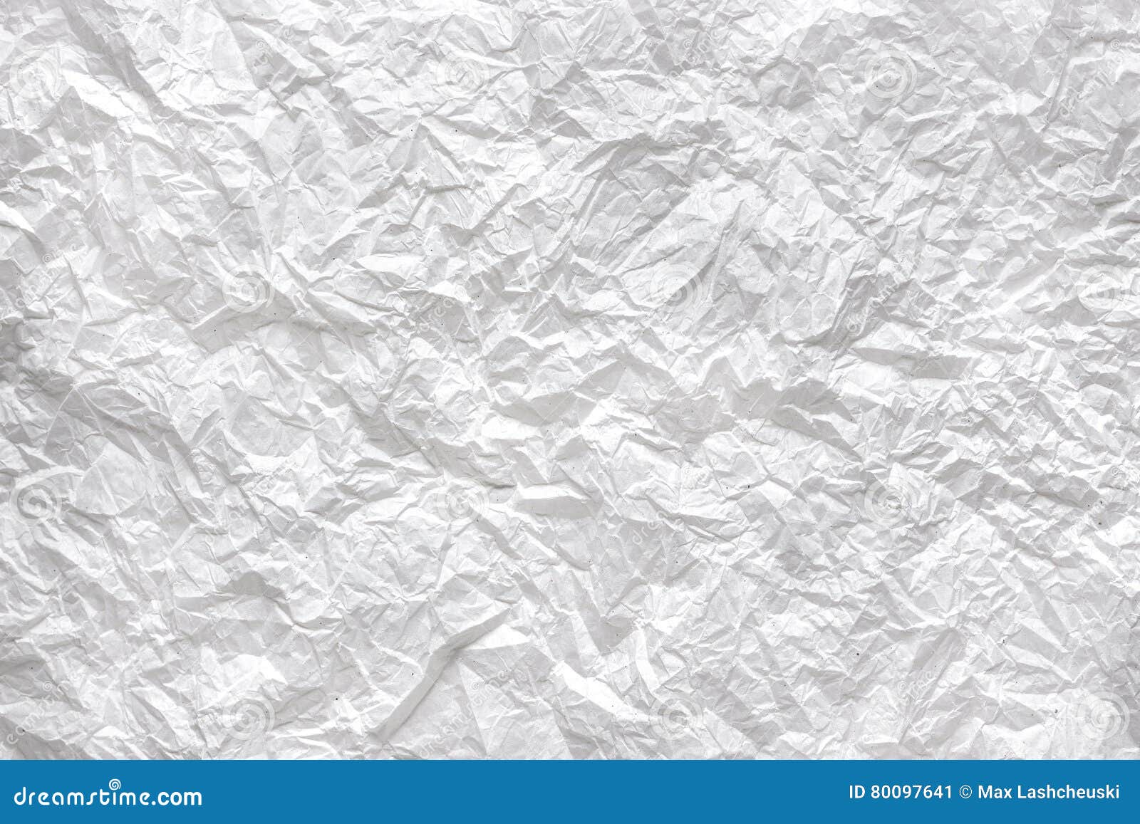 Crumpled White Paper Background Stock Image - Image of parchment ...