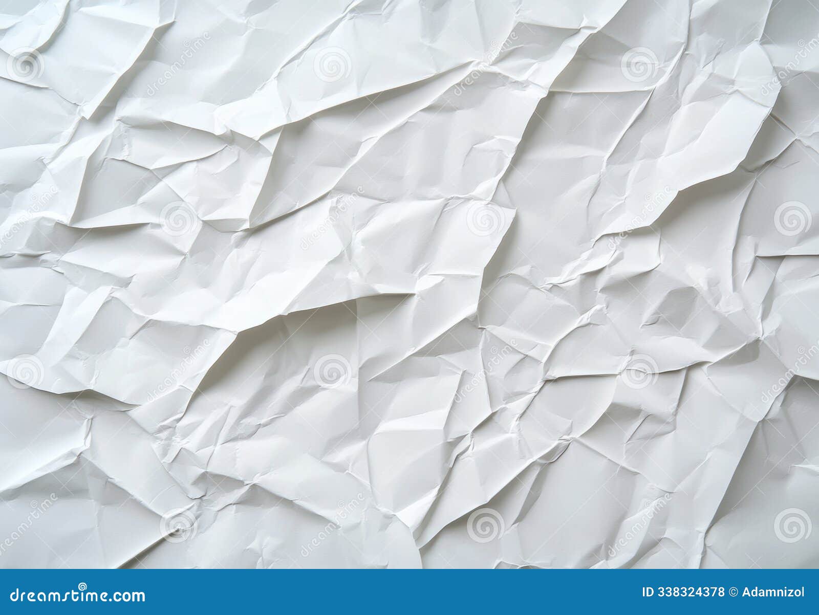 Crumpled White Paper Texture Background Stock Illustration ...