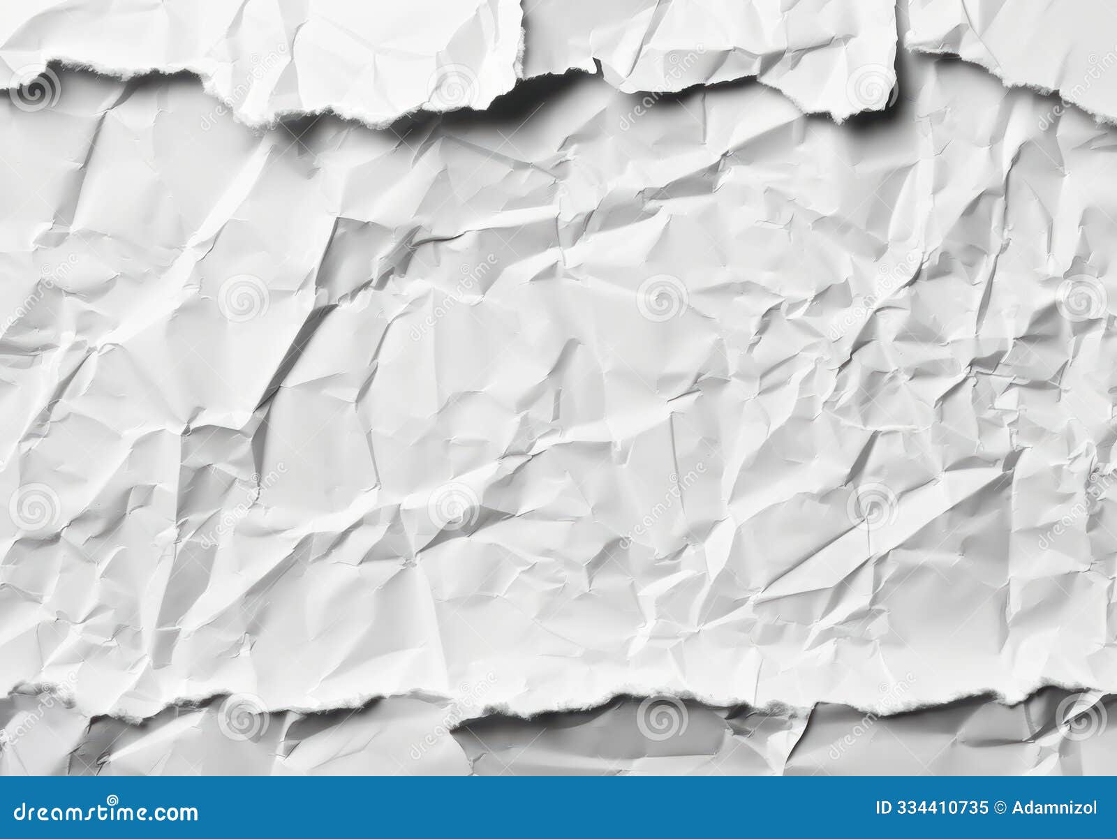 Crumpled White Paper Texture Background Stock Illustration ...
