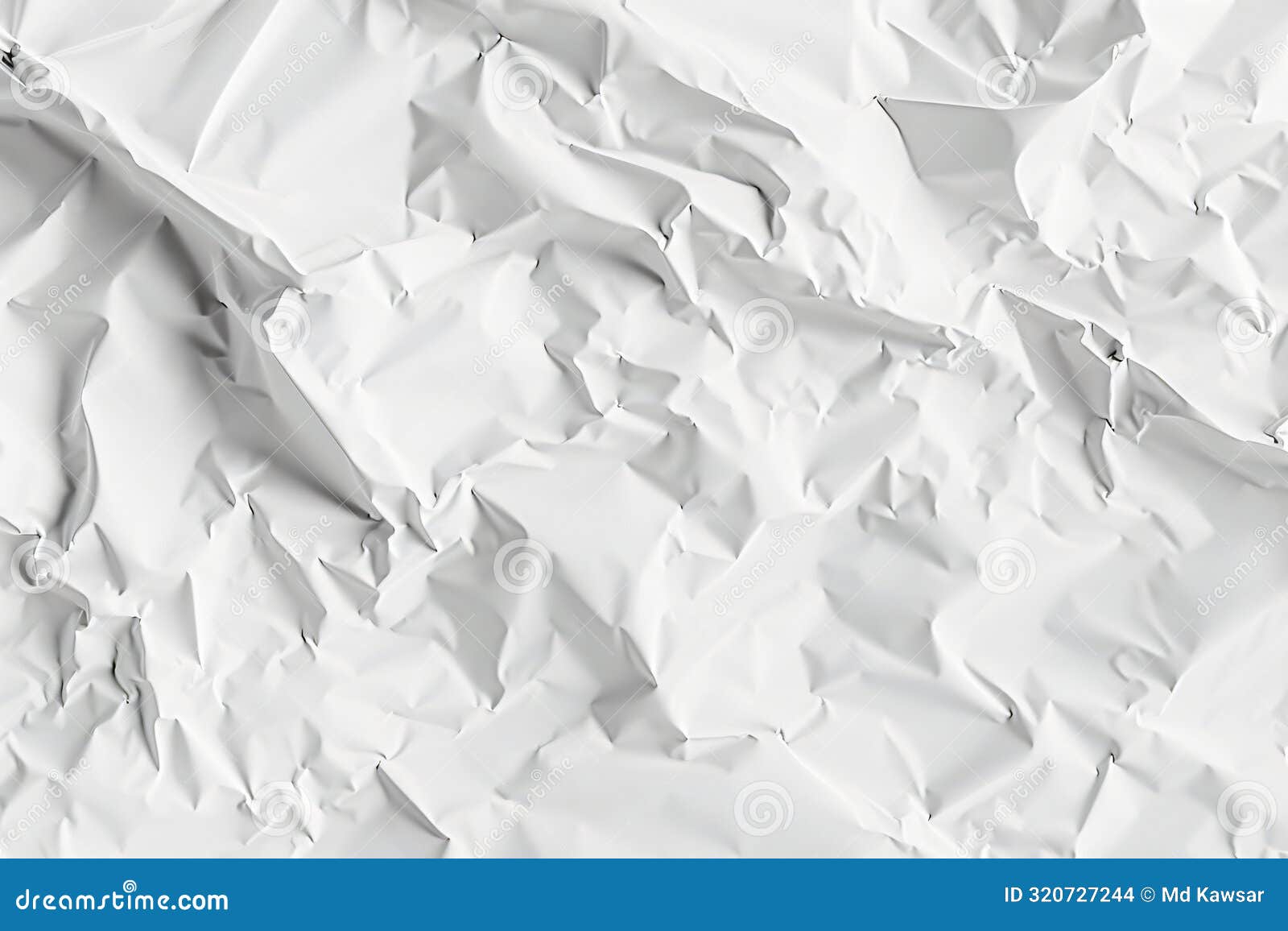 Crumpled White Paper Texture Background Stock Illustration ...