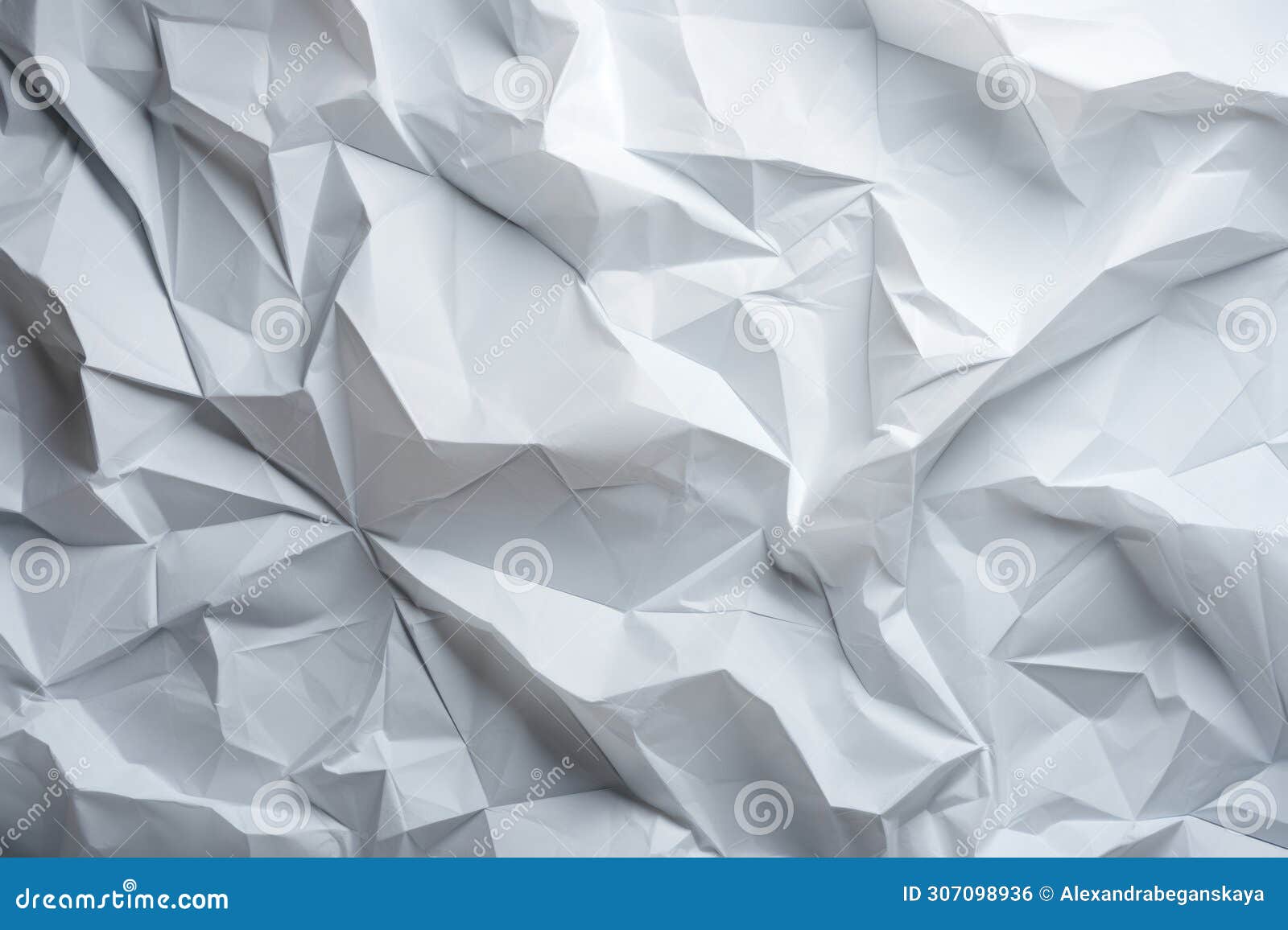 Crumpled White Paper Texture Stock Illustration - Illustration of ...
