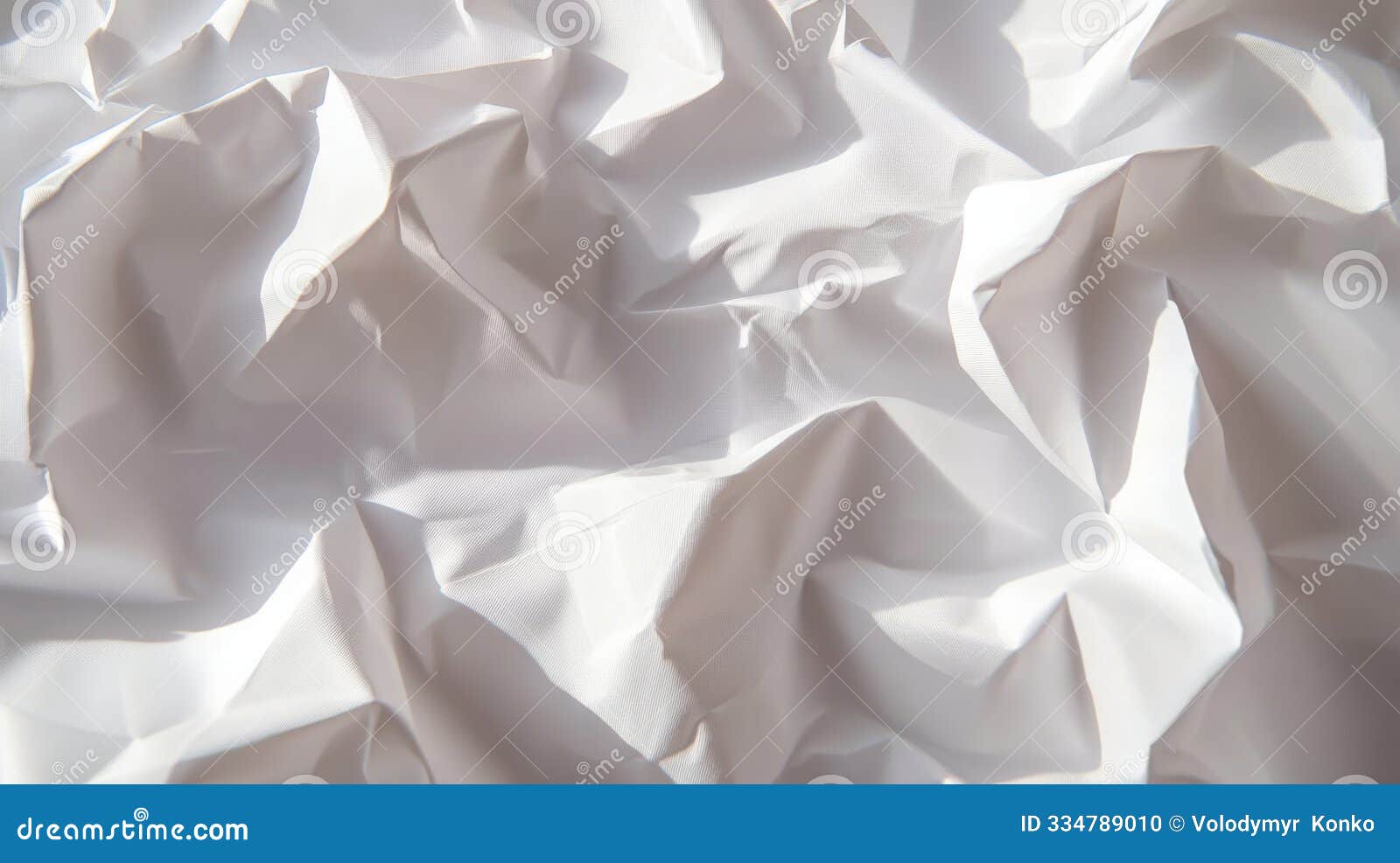 Crumpled White Paper Texture with Shadows, Abstract Background ...