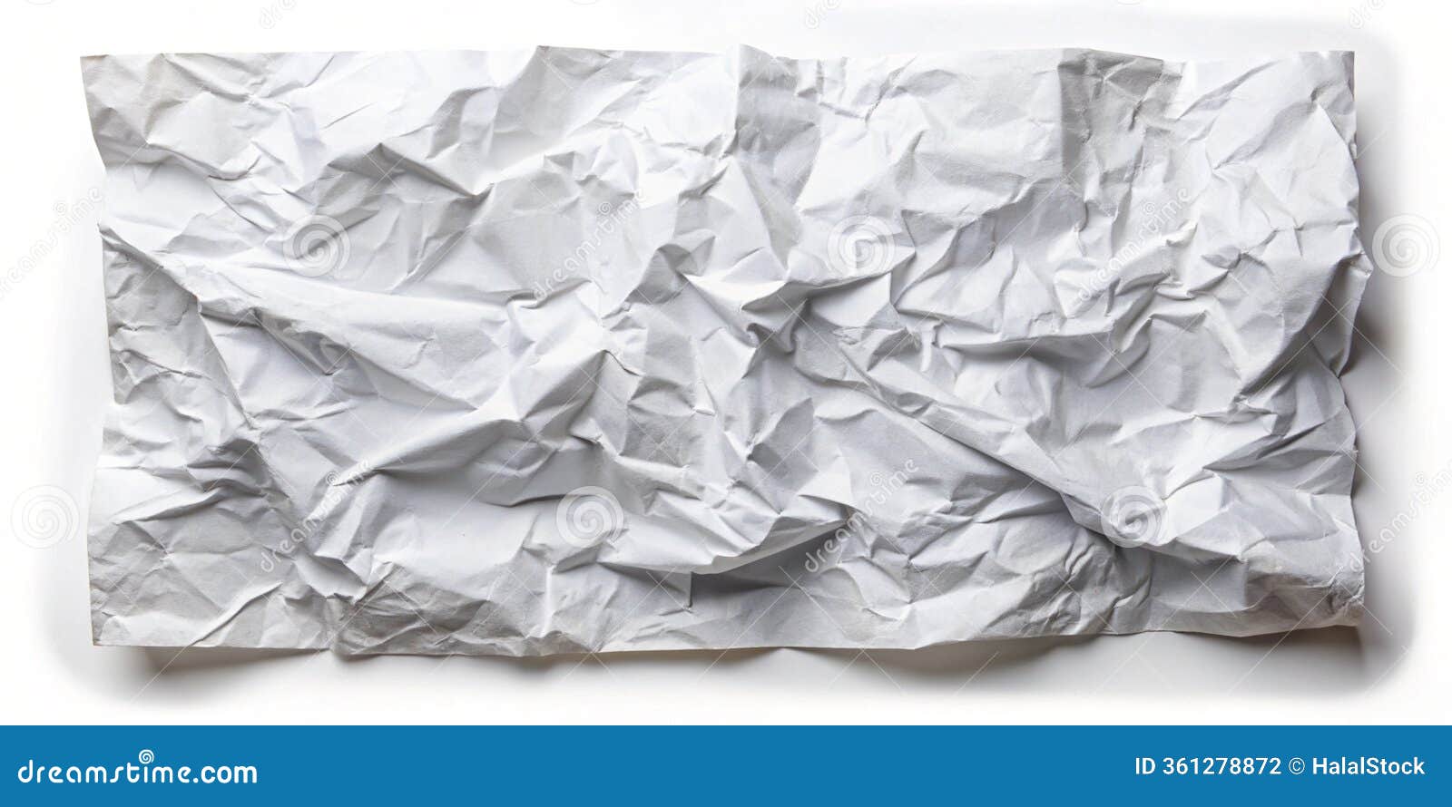 Crumpled White Paperboard Texture for Background or Design Stock ...