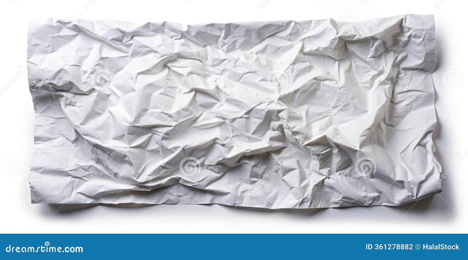 Crumpled White Paperboard Texture for Background or Design Stock ...