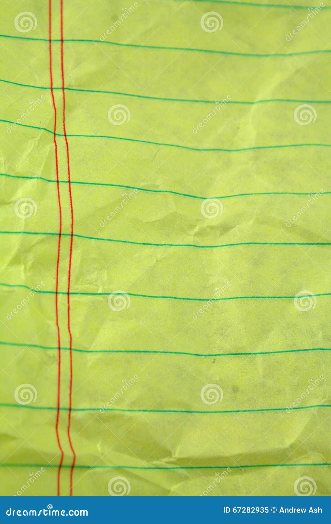 Crumpled Yellow Legal Paper Stock Image - Image of writing, legal: 67282935
