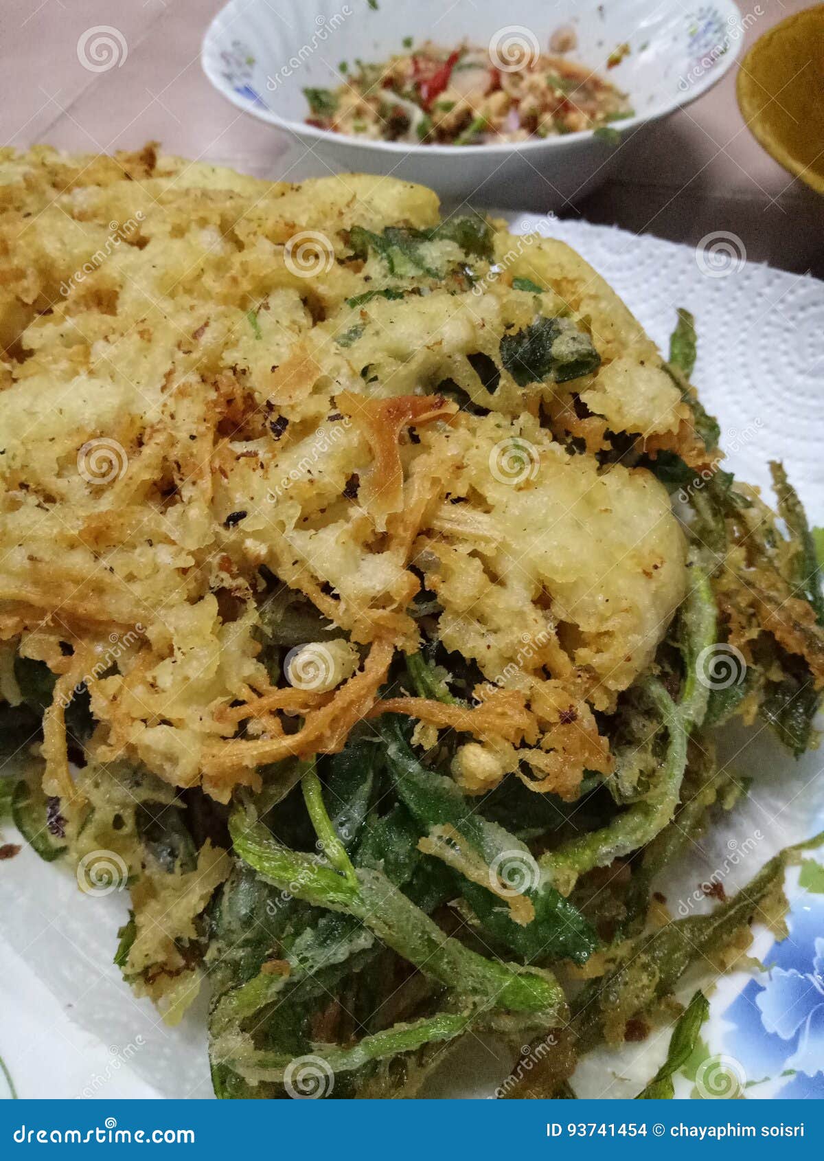 Crunch Healthy Fried Vegetables Yummy Editorial Stock Image - Image of ...