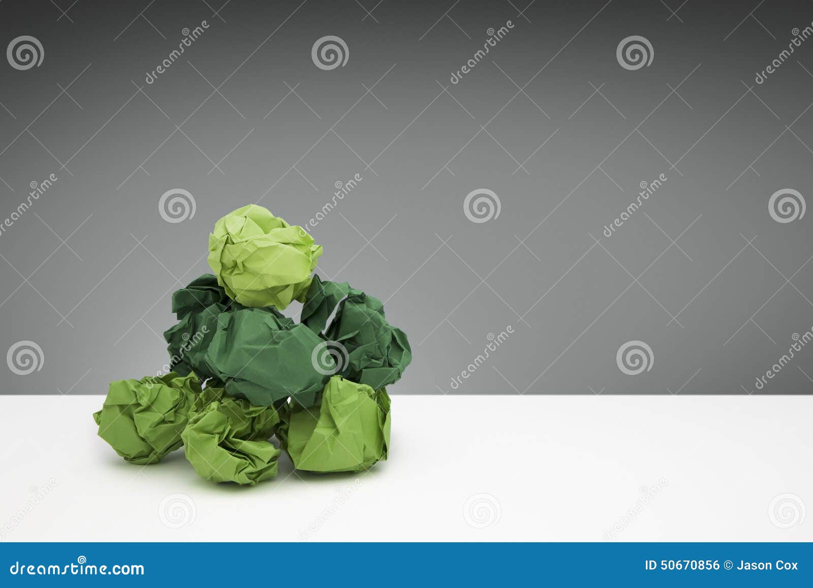 Crunched Paper Balls Concept Stock Photo - Image of crumpled, crunch ...