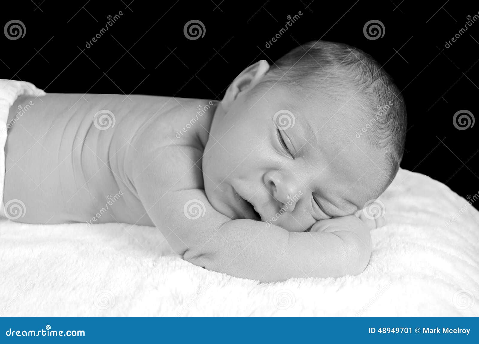 Crunched up baby stock image. Image of arms, sleeping - 48949701