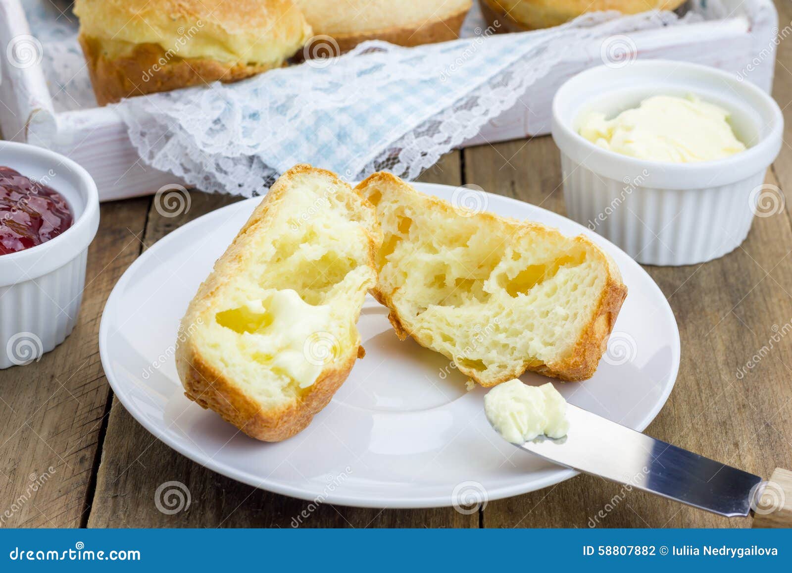 Crunchy buttery popovers stock photo. Image of fresh - 58807882