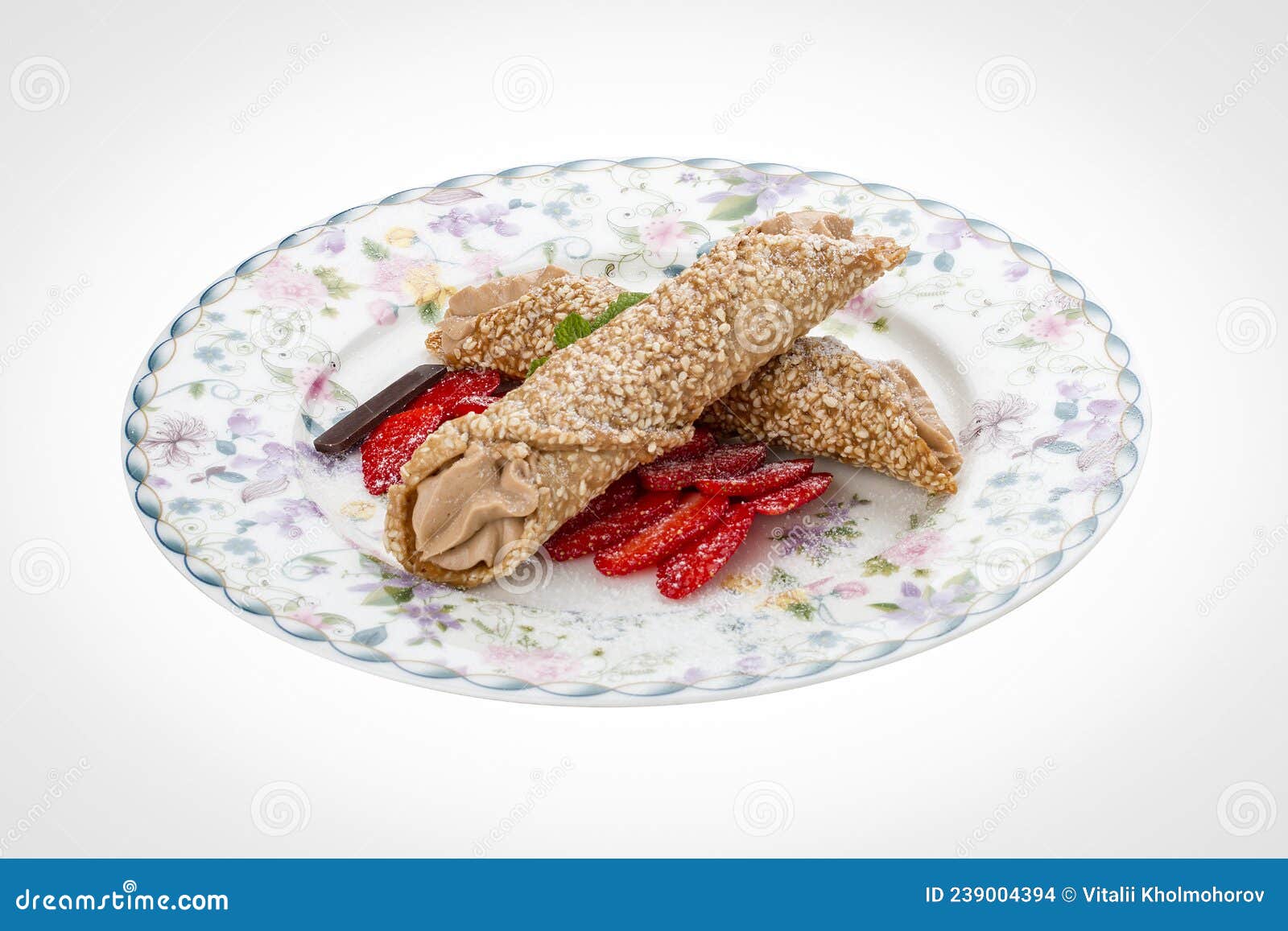 Crunchy Caramel and Sesame Straws. Dessert Stock Photo - Image of ...