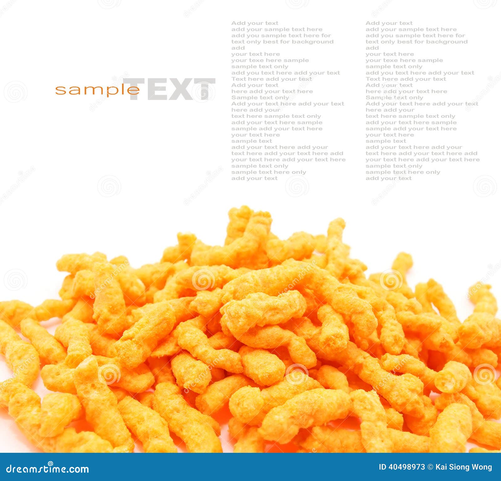 Crunchy cheese snacks stock image. Image of delicious - 40498973