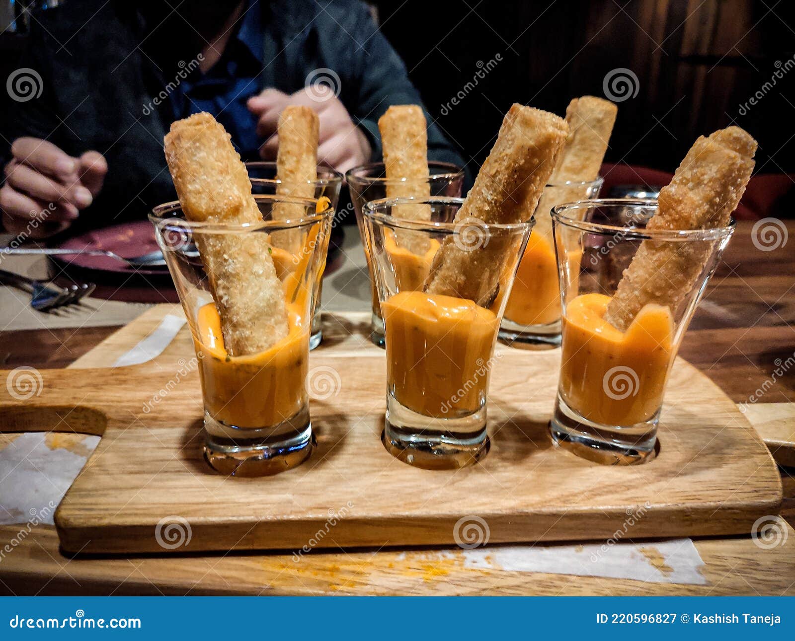 Crunchy Cheesy Sticks in Starters Stock Image - Image of cream ...