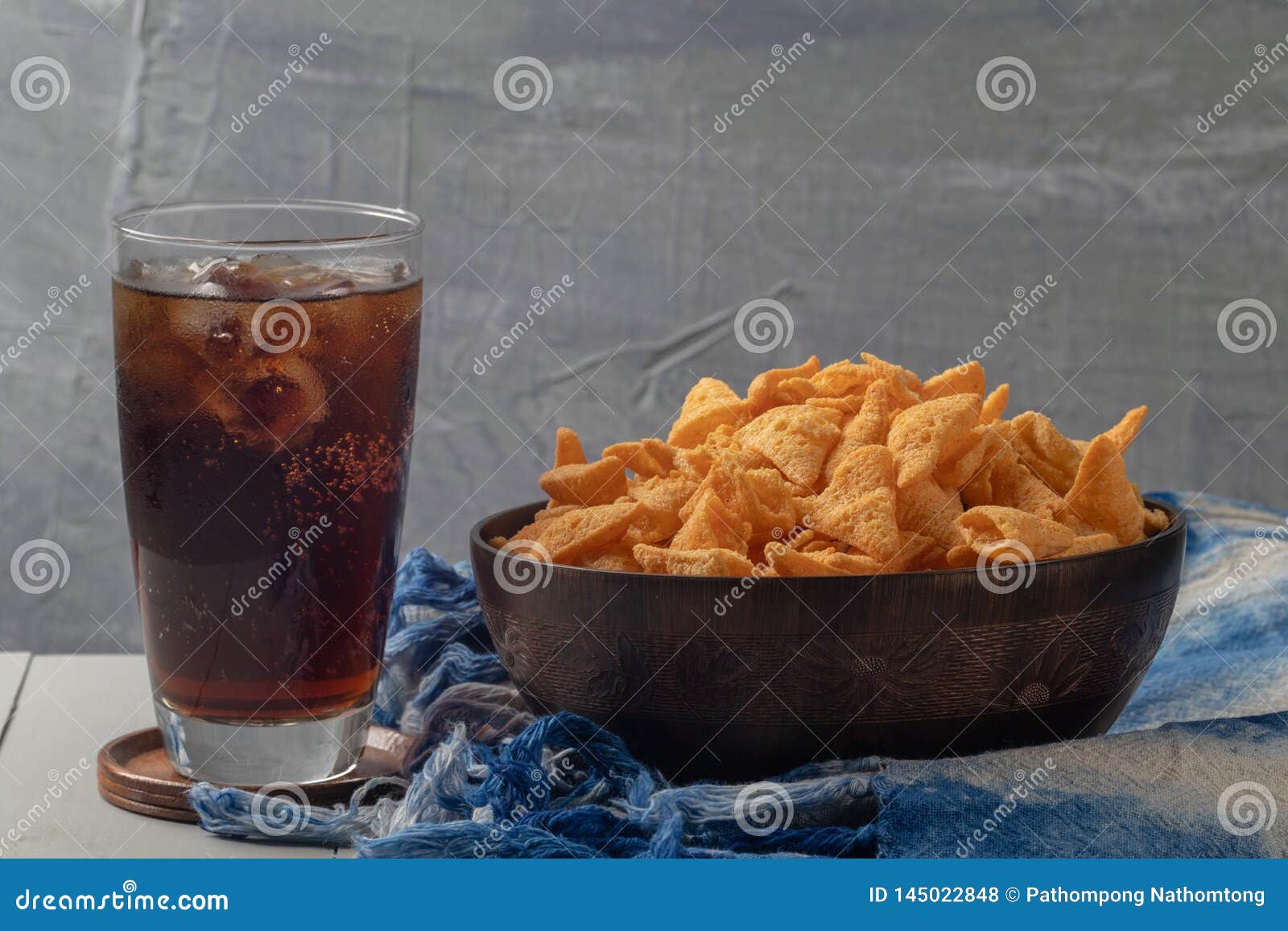 Crunchy corn cones snack stock photo. Image of flakes - 145022848