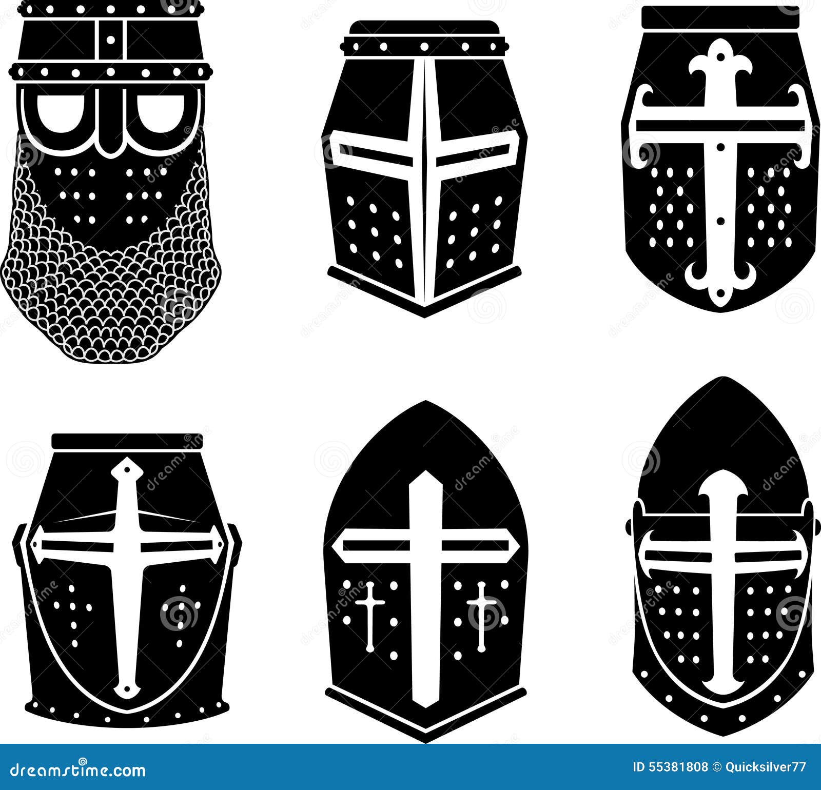 Knight Outline Template