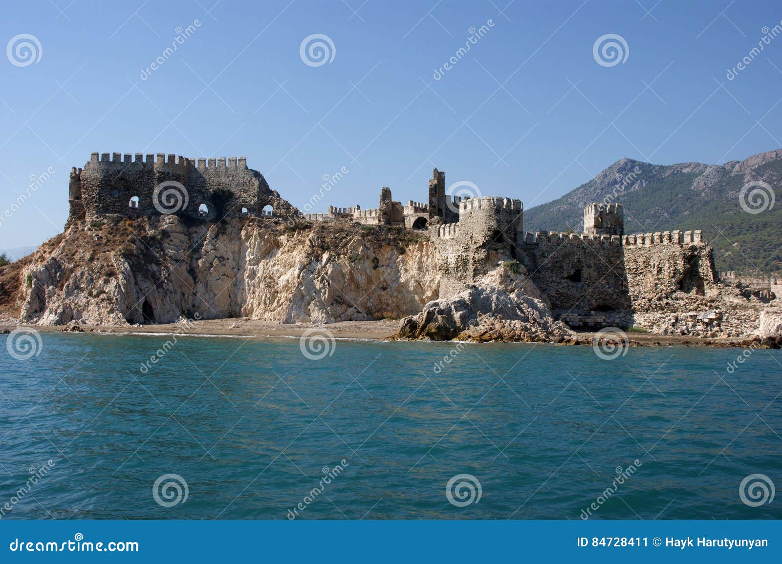 Crusaders castle stock image. Image of mosque, period - 84728411
