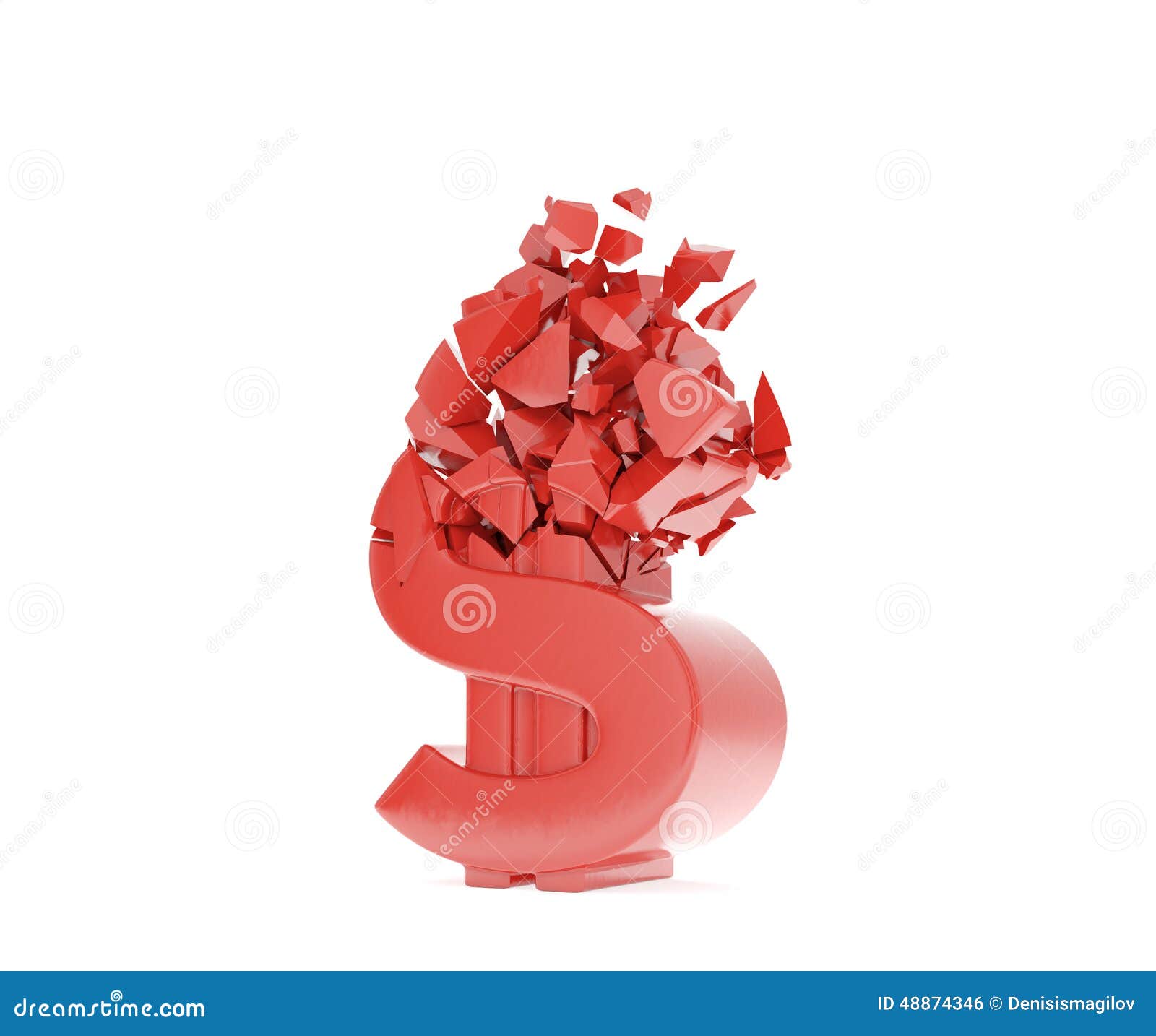 Crush Dollar Symbol Royalty-Free Stock Photography | CartoonDealer.com ...