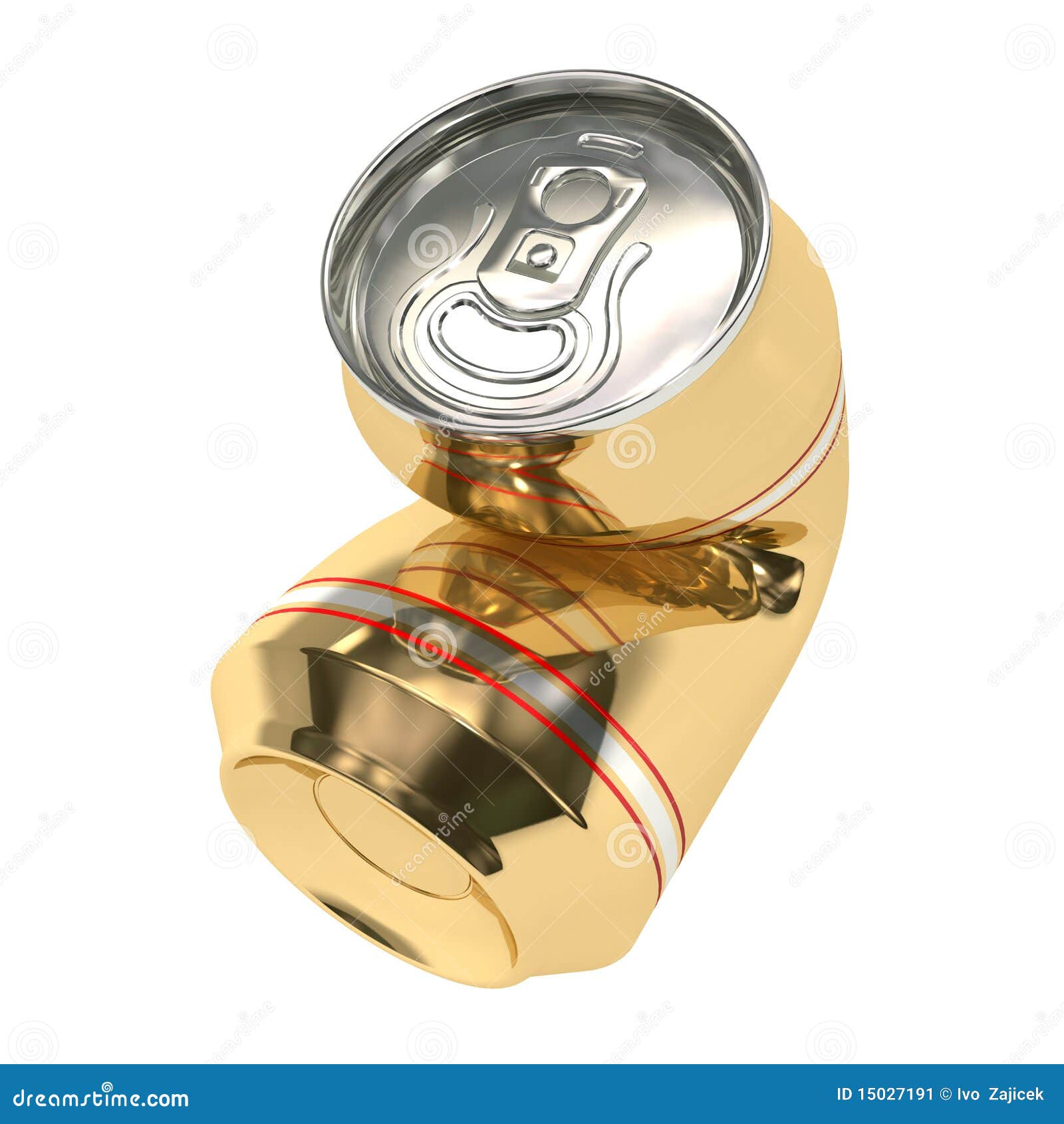 Crushed Can Cartoon Vector | CartoonDealer.com #71281317
