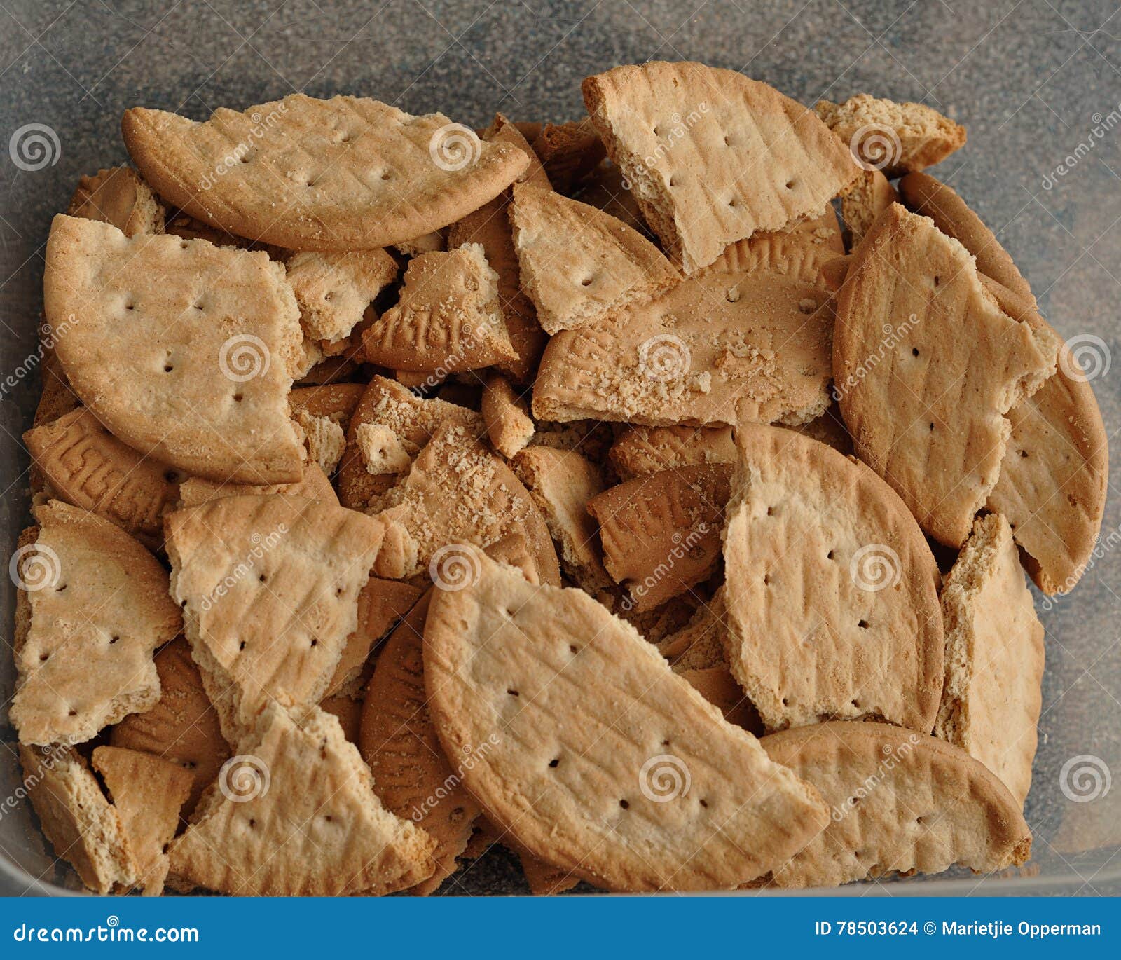 Crushed biscuits stock photo. Image of biscuits, crumbs - 78503624